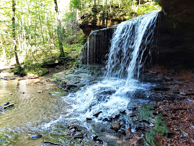 Nature's own meditation retreat. The soothing sound of falling water is better than any white noise machine. 