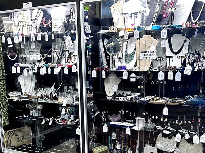 Jewelry cases sparkle with wearable history &ndash; each necklace and ring once marked special moments in someone's life story.