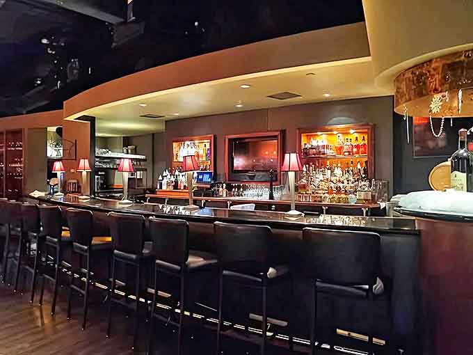 The bar isn't just where drinks are made &ndash; it's command central for liquid artistry and the perfect perch for solo diners.