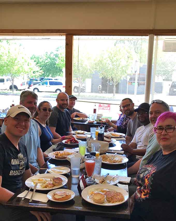 The look of determination mixed with joy on these faces says everything about the Berry Sweet Kitchen experience.