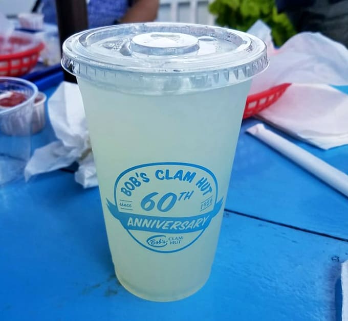 Fresh-squeezed lemonade cuts through the richness of fried seafood like a tart, refreshing palate cleanser between heavenly bites.
