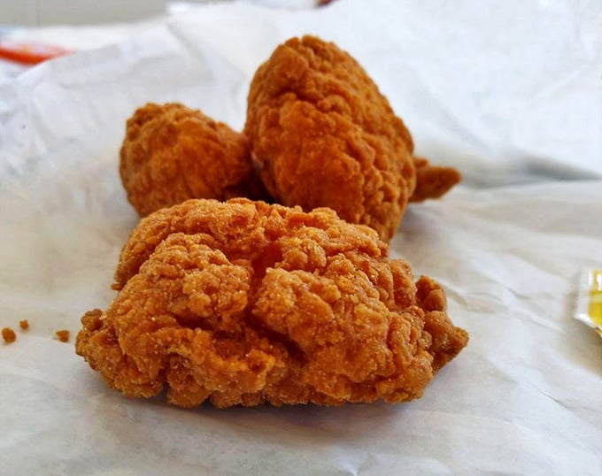 Golden, crispy chicken nuggets that prove sometimes the simplest pleasures are the most satisfying ones around.