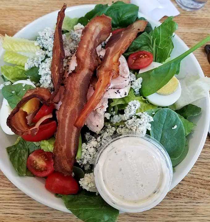 The Cobb salad that makes eating vegetables feel like a reward rather than a punishment &ndash; complete with perfectly cooked bacon.