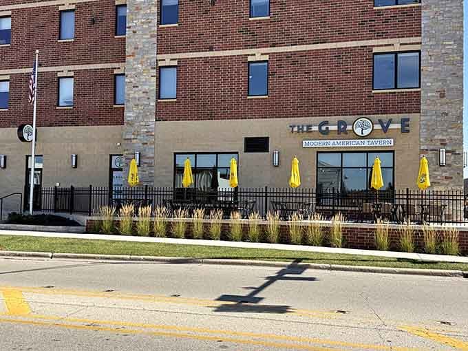 The Grove's modern tavern atmosphere welcomes everyone from first dates to family dinners without a hint of stuffiness.