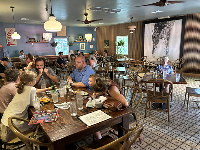 Where food brings strangers together – conversations pausing only for that collective moment of first-bite bliss.