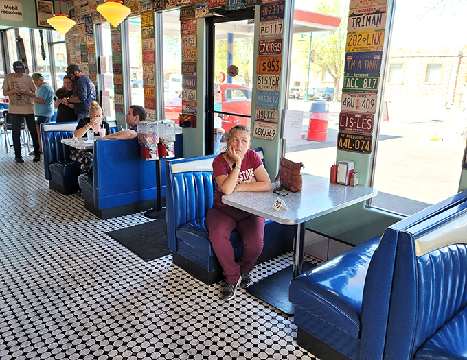 Where strangers become friends over shared appreciation of good food and vintage vibes.