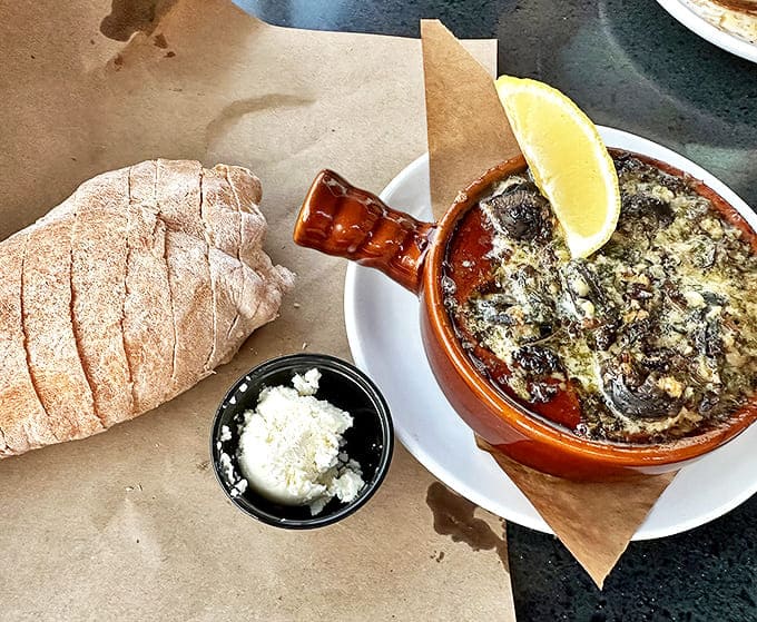 Escargot bubbling in garlicky butter with crusty bread for dipping&mdash;the perfect starter for adventurous eaters and Francophiles alike.
