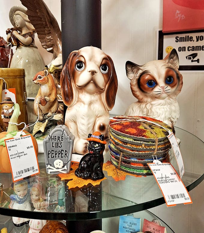 These ceramic companions have outlived several pet dogs and at least one marriage. Their permanently surprised expressions have witnessed decades of household drama.