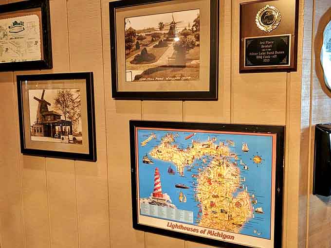 Michigan pride adorns the walls &ndash; a visual reminder that great food tastes even better when served with a side of local heritage.