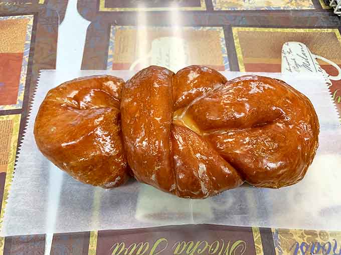 This glazed twist donut is a marvel of engineering &ndash; more surface area means more of that crackling glaze in every heavenly bite.