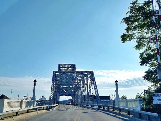 Bridge Street's vibrant scene bursts with hanging flowers and historic charm, earning its reputation as one of America's most beautiful main streets.