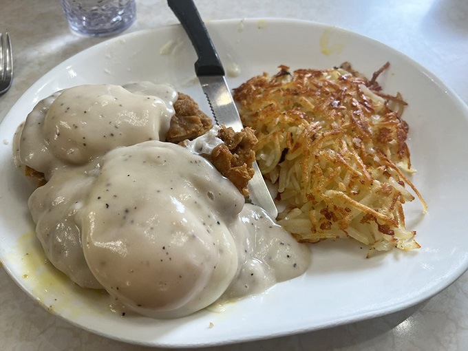 When regular Benedict isn't enough, the special version steps up with extra toppings that take an already perfect dish to new heights.