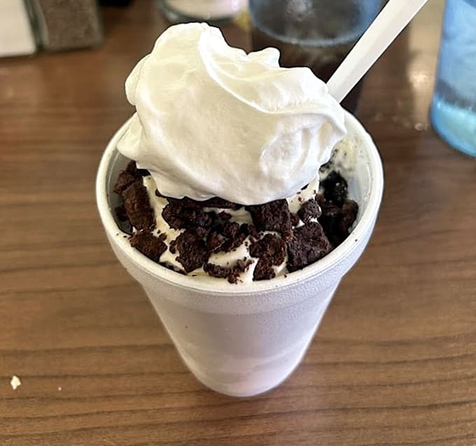 The brownie sundae delivers warm chocolate and cold ice cream in perfect harmony, like a dessert duet you never knew you needed.