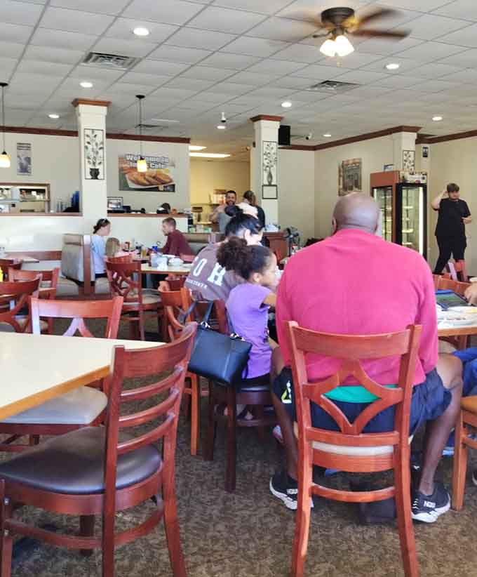 The dining room buzzes with happy customers who know they've found something special in this Lincoln gem of a restaurant.
