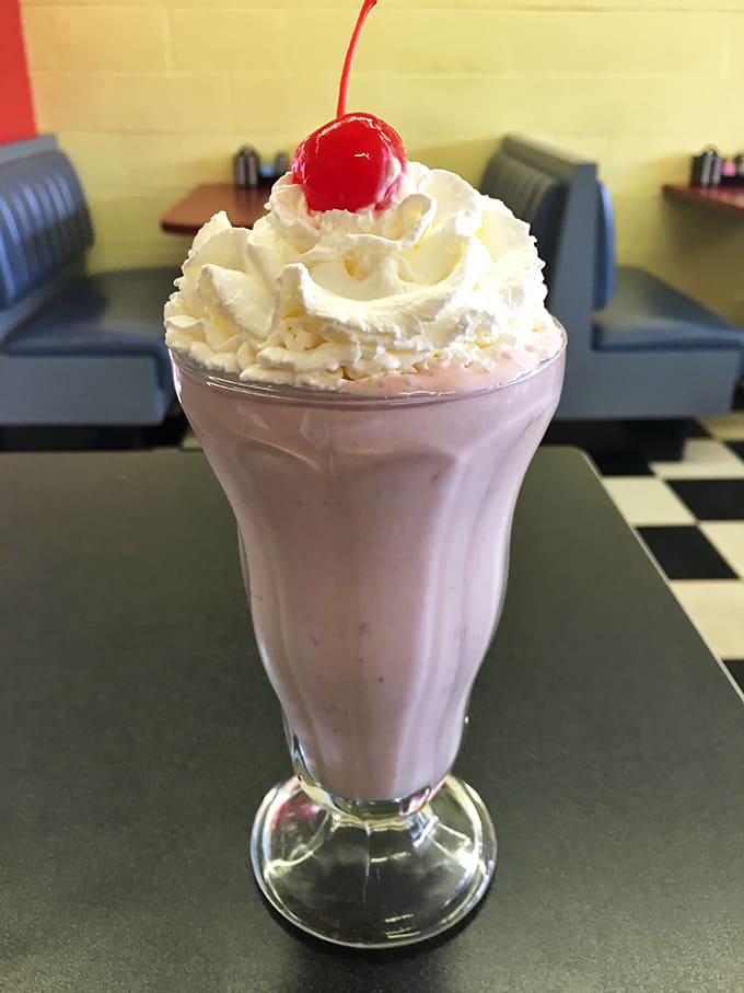 That strawberry shake isn't just a drink, it's a time machine - one sip and you're suddenly twelve years old again.