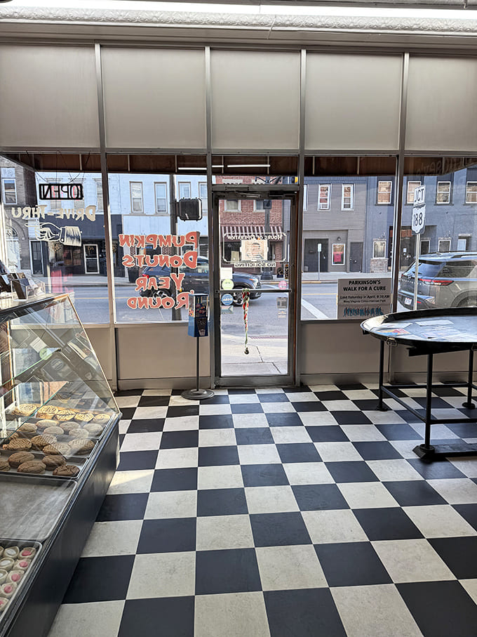 The view from inside shows a workspace where magic happens daily, transforming simple ingredients into reasons to get out of bed in the morning.