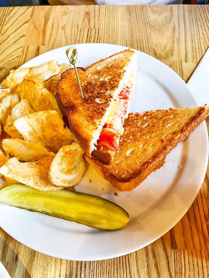Meet the lobster melt, the sandwich that will make you question why you ever settled for plain old grilled cheese. It's a game-changer, folks!