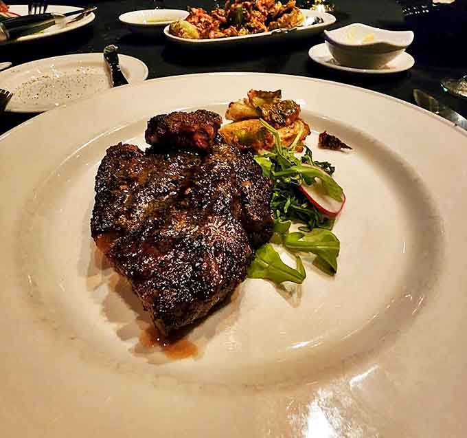 The boneless ribeye showcases perfect marbling &ndash; nature's way of ensuring each bite delivers maximum flavor and juiciness.