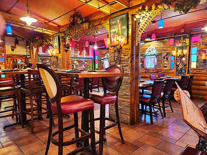 The cozy dining area invites lingering conversations and multiple courses, because why rush perfection?