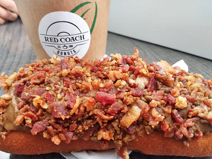 The maple bacon donut &ndash; where breakfast meets dessert in a flavor marriage so perfect it should have its own reality show.