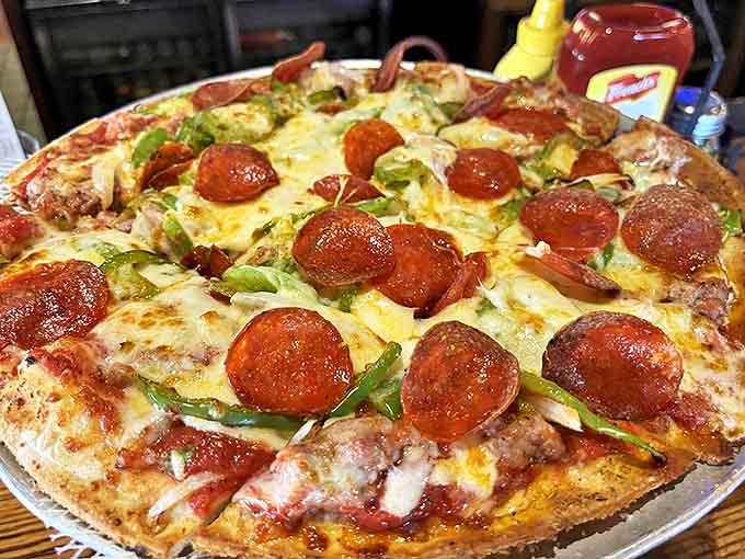 Pizza: Chicago-style pizza that doesn't require a fork and knife? This thin-crust beauty proves Moretti's isn't just a one-hit beef wonder.