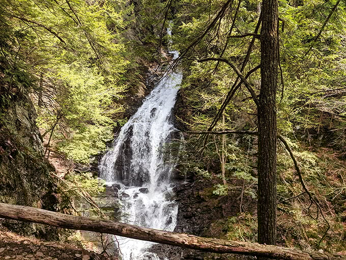 Cascading waters of Vermont's hidden waterfalls provide nature's soundtrack &ndash; somehow both energizing and deeply calming.