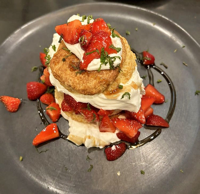 Strawberry shortcake that makes you remember why this classic dessert has stood the test of time, fresh and utterly satisfying.