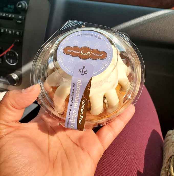 Even the gluten-free Chocolate Chip option refuses to compromise on flavor or that signature cream cheese frosting swirl.