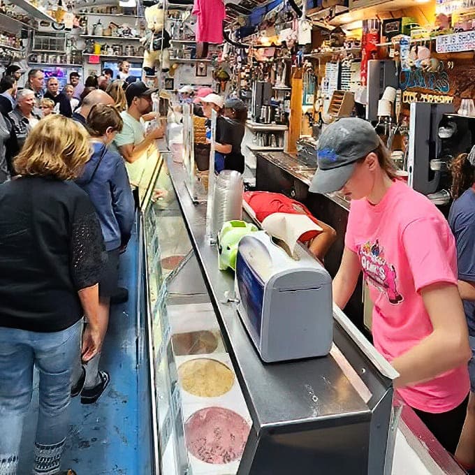 Where magic happens daily &ndash; eager faces press against glass cases while patient scoopers perform their delicious choreography behind the counter.