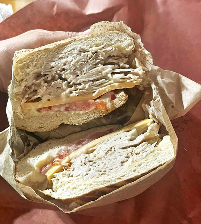 Architectural perfection &ndash; the sandwich equivalent of the Golden Ratio, where every ingredient is in perfect proportion.