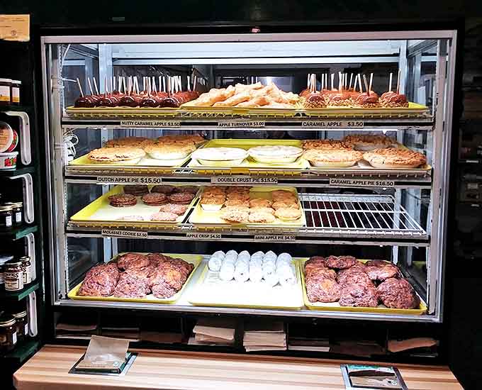 Baked Goods: A display case that's essentially a museum of comfort &ndash; featuring pies, cookies, and treats that would make grandmothers nod in approval.