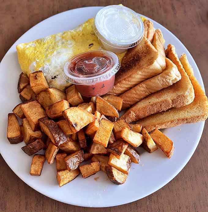 Taco omelet loaded with all the fixings&mdash;breakfast meets Tex-Mex in the most delicious way possible.