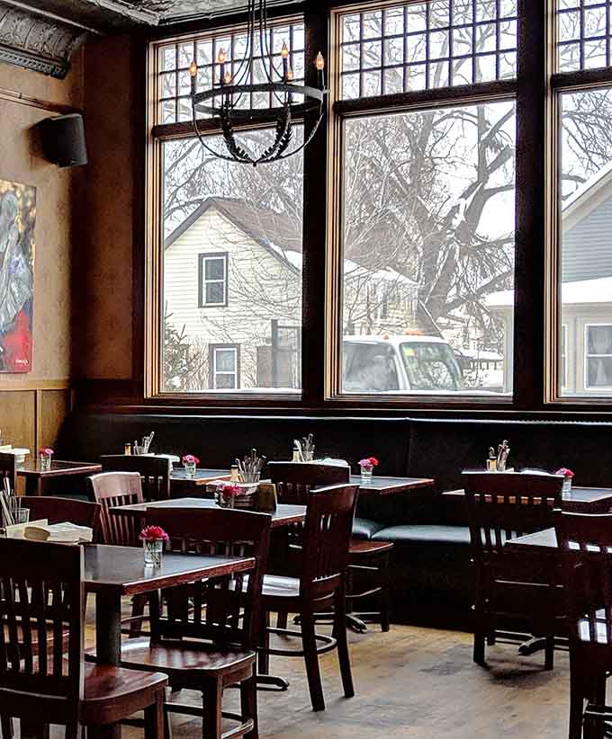 Those big windows and comfortable seating make lingering over your meal feel like the right life choice.