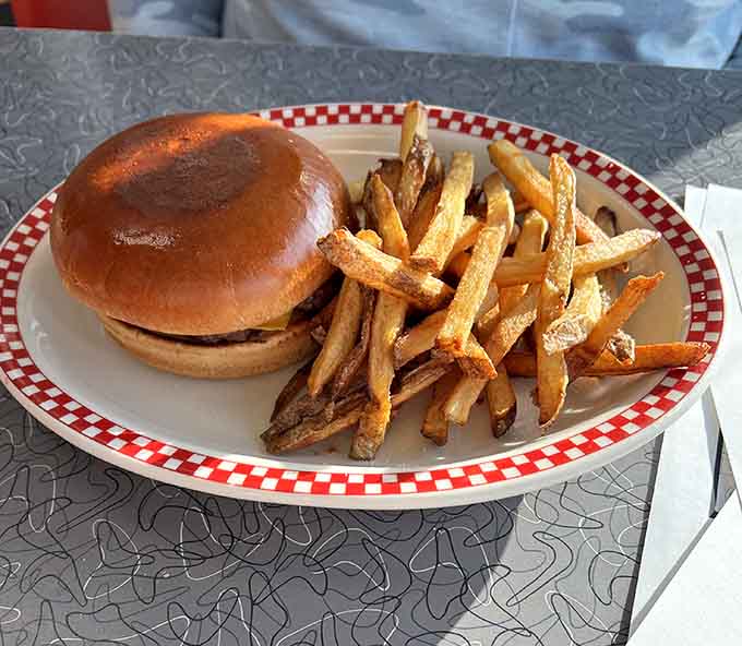 Sometimes a burger and fries is all you need, especially when they're cooked with this much care and attention.