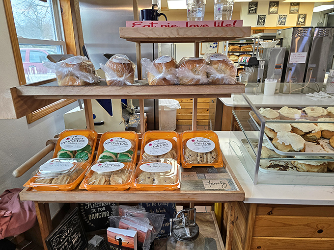 The bakery display whispers sweet temptations &ndash; "Take me home," say the freshly baked goods, and resistance is futile.