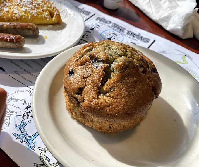 Bursting with berries and topped with a crumb so perfect it belongs in a museum. This muffin isn't just a snack, it's edible art.