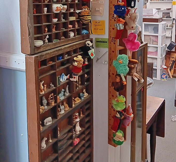 Cute stuff: Miniature collectibles arranged with maximum charm. These tiny treasures prove that humans have always had a weakness for things that serve no purpose except delight.