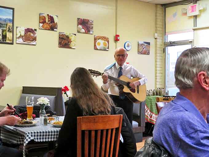 Live music adds to the authentic experience, with traditional German folk tunes creating the perfect soundtrack for your culinary journey.