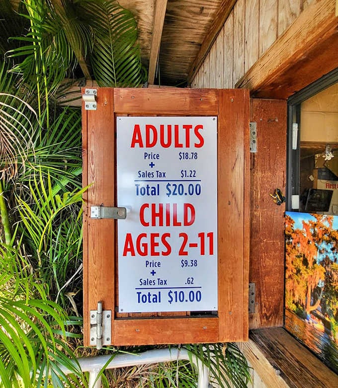 Twenty dollars buys you an hour of serenity and stories &ndash; possibly the best value in a state known for expensive attractions.