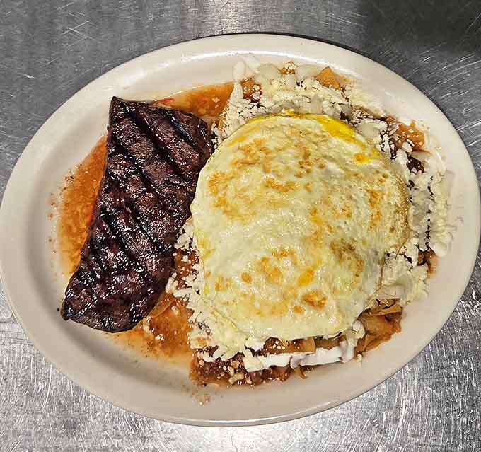 The classic steak and eggs &ndash; a protein powerhouse that's fueled generations of hardworking folks from farmers to office warriors.