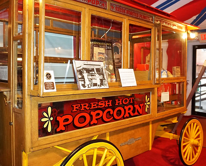 Pop culture, indeed! A buttery tribute to America's favorite snack and the machines that make movie nights magical.