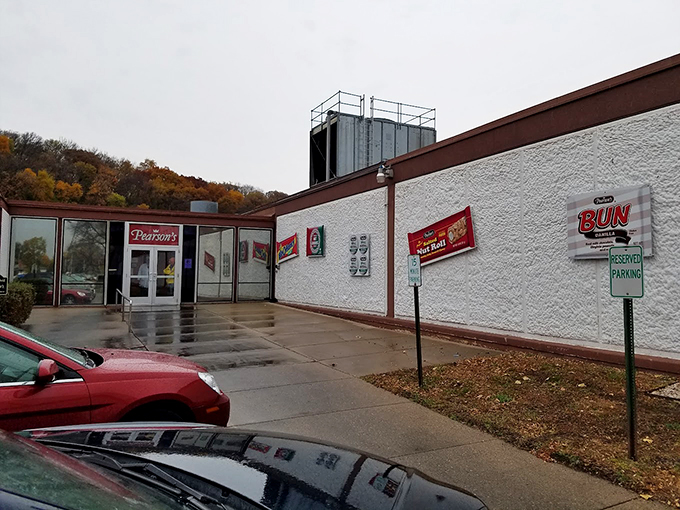 The Fort Knox of candy, where sweet treasures are made. This factory might look plain, but inside, it's pure gold.