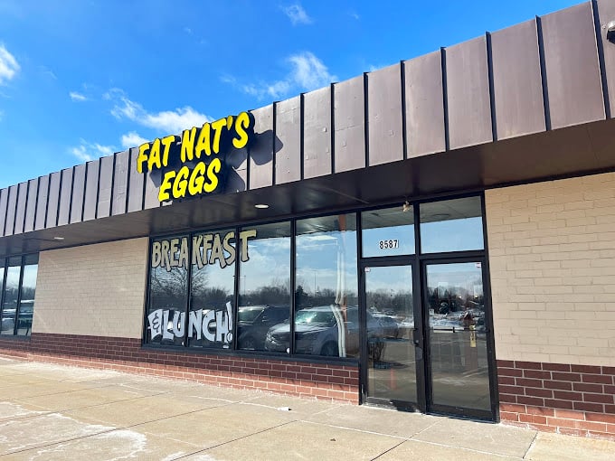 Don't let the name fool you&mdash;Fat Nat's pancakes steal the show. These golden discs could double as delicious frisbees.