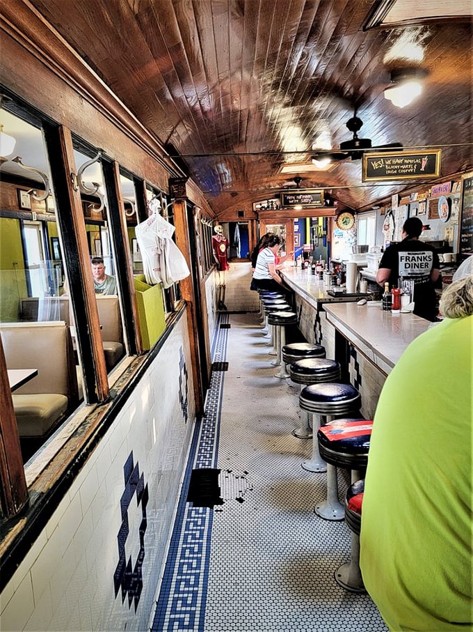 Where history meets hunger. Squeeze into this tiny diner for a big taste of Americana and even bigger portions!