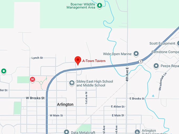 a town tavern 10 map