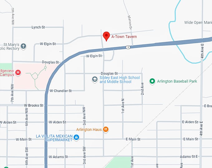 a town tavern 10 map