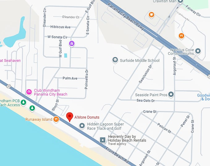 a'more donuts 10 map