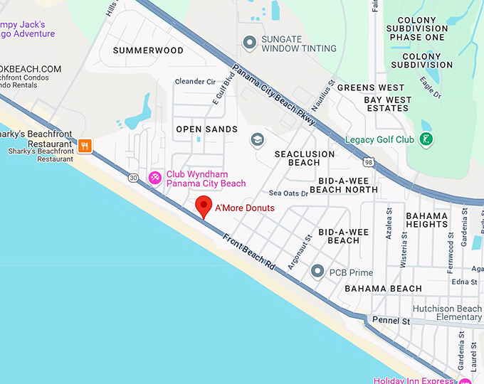 a'more donuts map
