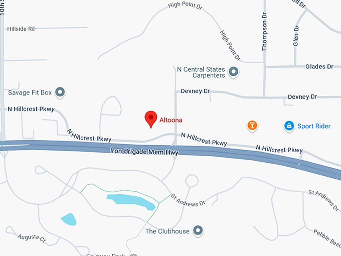 altoona family restaurant 10 map