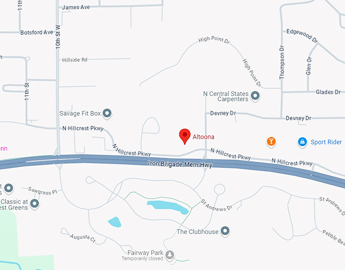 altoona family restaurant 11 map